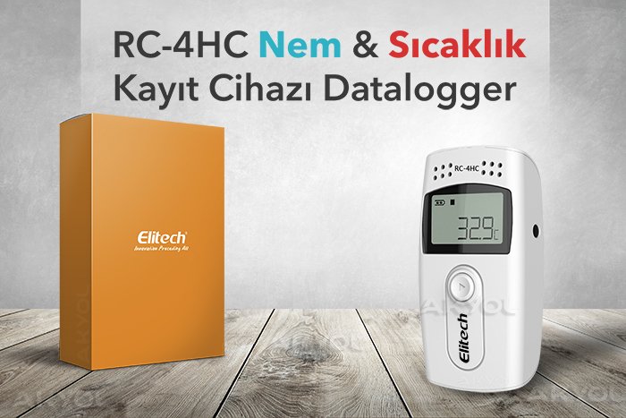 RC-4HC Mini Sıcaklık ve Nem Kayıt Cihazı Datalogger | Datalogger Çeşitleri