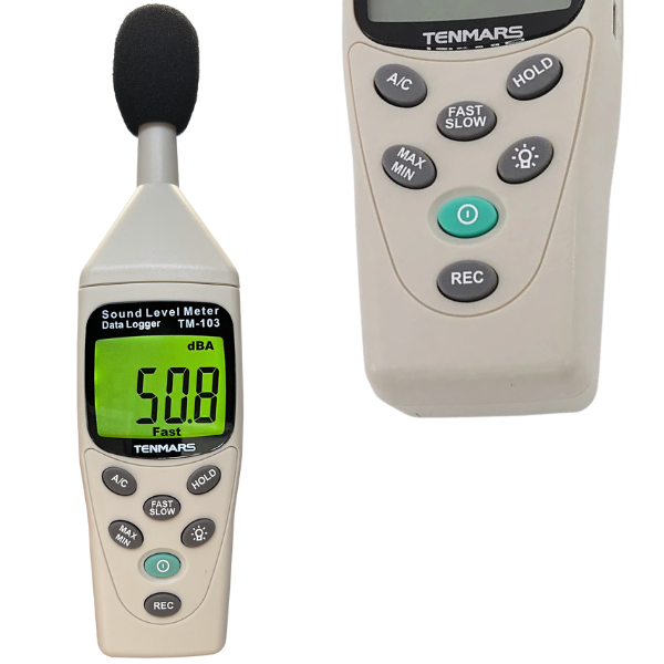 Tenmars TM-103 Profesyonel Ses Desibel Ölçer | Datalogger Özellikli ...